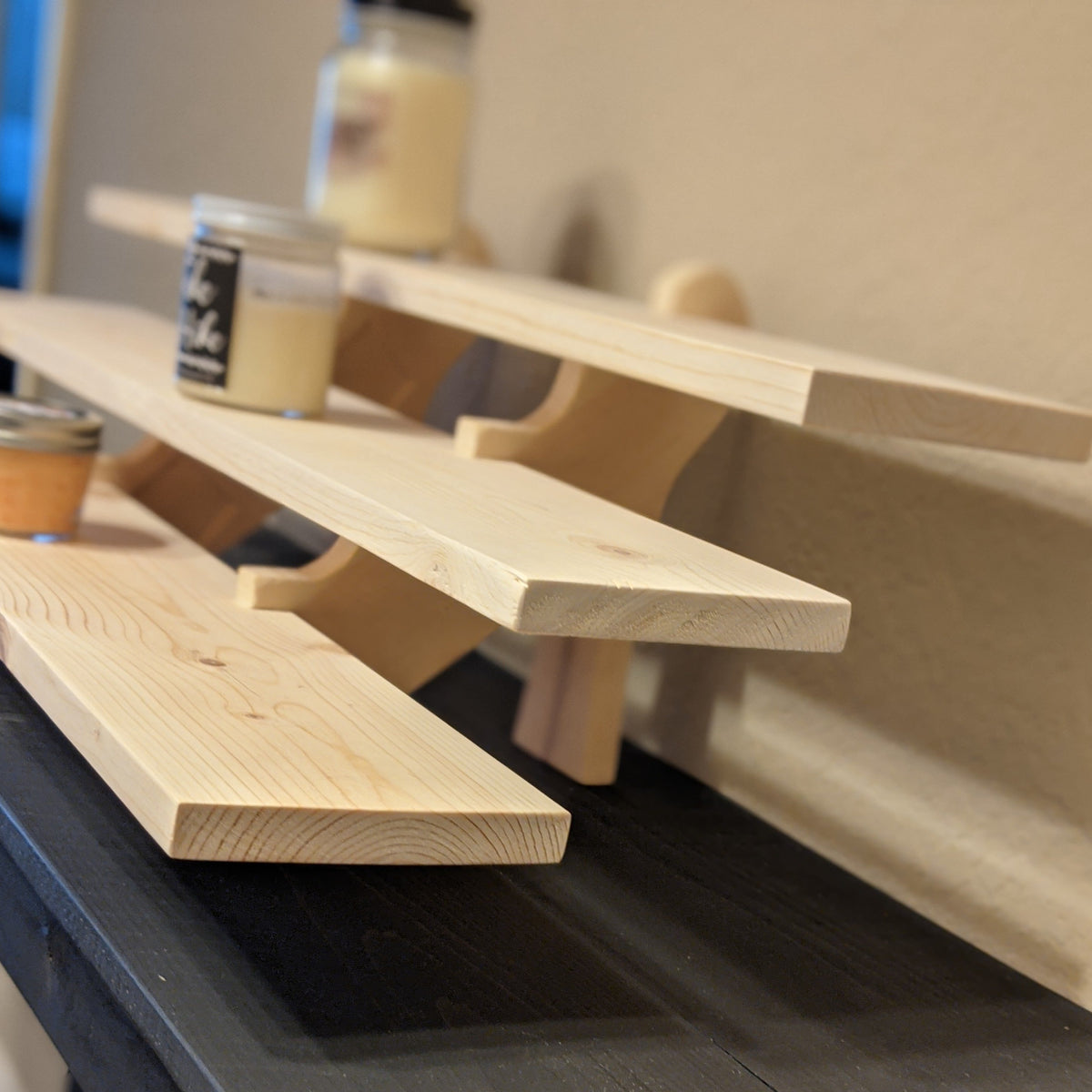 Triple Tiered Shelf Display - Standard – CR Crafted